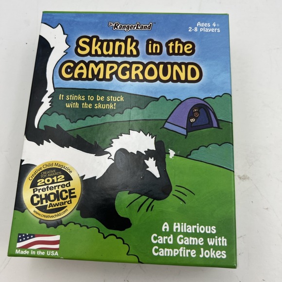 Toys | Jr Rangerland Skunk In The Campground Card Game Kids 10 Complete ...